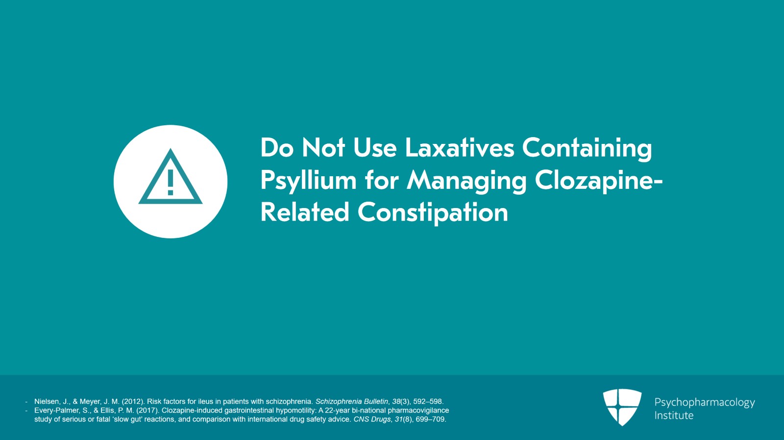 Managing Clozapine-Related Constipation | Psychopharmacology Institute
